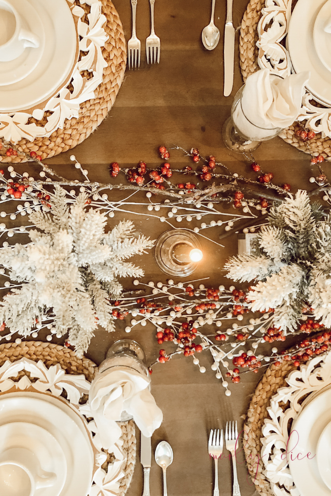 French Christmas Table Decorations