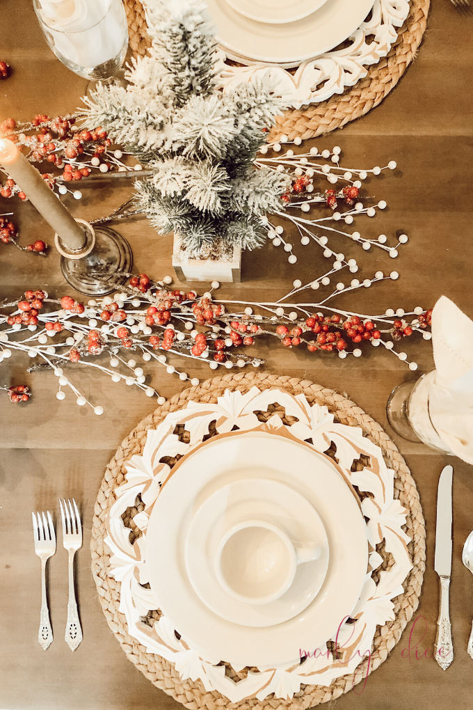 French Christmas Table Decorations